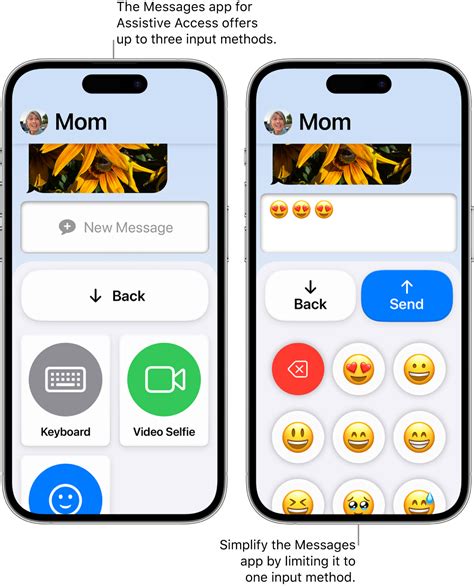 Set Up Messages For Assistive Access On Iphone Apple Support