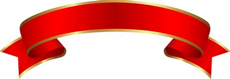 Red Gold Banner Png Clip Art Image Gold Banner Art Images Ribbon Banner