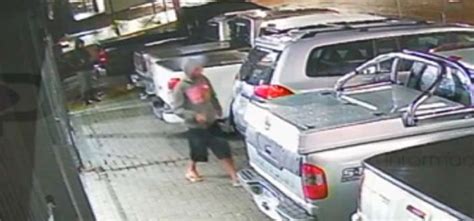 Cascavel C Mera De Seguran A Flagra Furto De Caminhonete Em Loja De