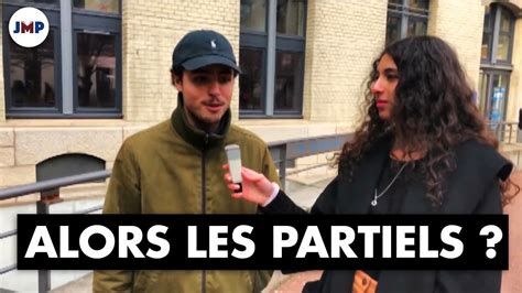 Le Micro Trottoir Alors Les Partiels Youtube