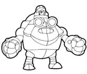 Coloring Dynamik From Brawl Stars To Print For Free