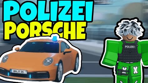 POLIZEI PORSCHE TESTEN PORSCHE WIRD UMGERÜSTET Notruf Hamburg