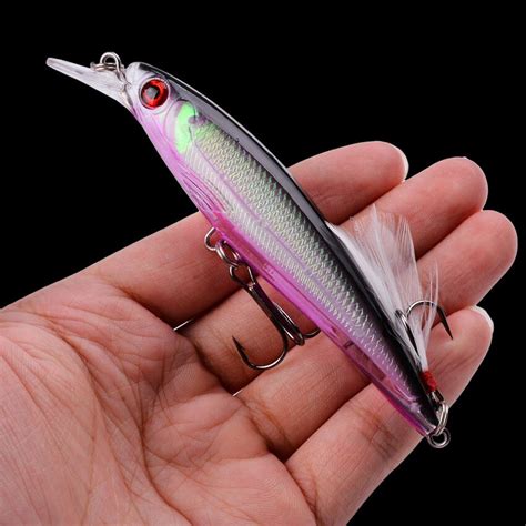 Wobbler Laser Minnow Angeln künstliche Fisch Köder Swimbait 11cm 13G