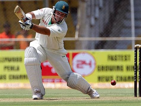 Graeme Smith Plays The Ball Through The Off Side ESPNcricinfo