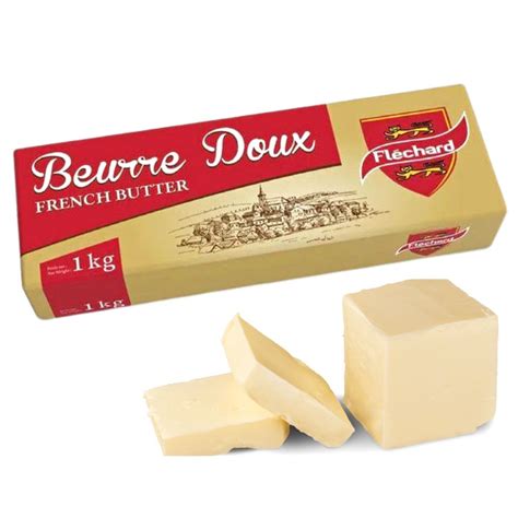 FLECHARD Beurre Doux French Butter เนยจด 1 กโลกรม All For Baking