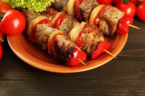 Recette brochettes boeuf et légumes Marie Claire