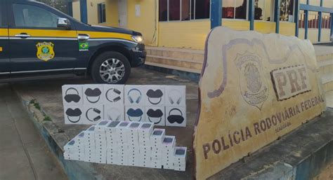 Polícia Rodoviária Federal em Seabra apreende carga de celulares de