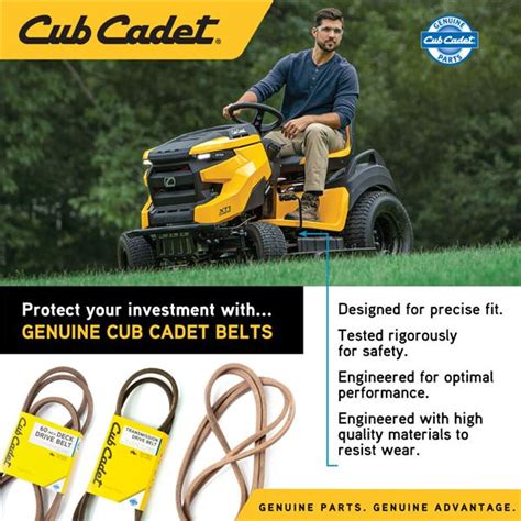 Cub Cadet Inch Mower Deck Belt Diagram