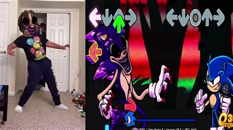 Fnf Triple Trouble But It S Sonic Exe Vs Sonic In Real Life Fnf Irl