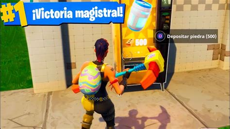 GANANDO SOLO CON MÁQUINAS EXPENDEDORAS Fortnite Battle Royale