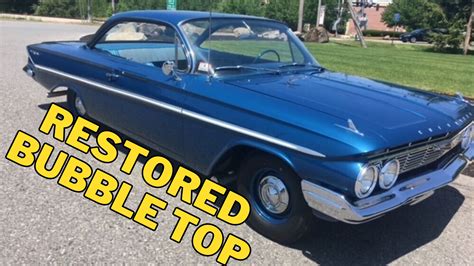 Lucky Bubble Top 1961 Bel Air Spent Years In A Garage Now A Perfect