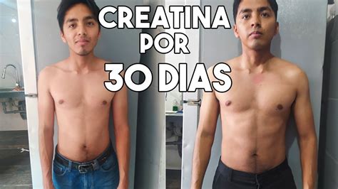 Así fue mi CAMBIO AL TOMAR CREATINA POR 1 MES Cambio FISICO BRUTAL
