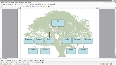 Cómo crear tu propio árbol genealógico en word Facíl y rapido