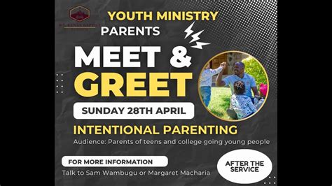 Mount Kenya Baptist Church Sunday Th April Combined Service