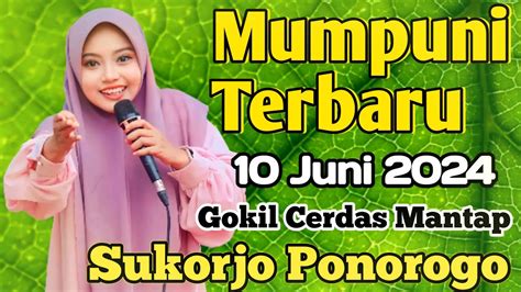 MUMPUNI TERBARU 10 JUNI 2024 CERAMAH NGAPAK LUCU USTADZAH MUMPUNI