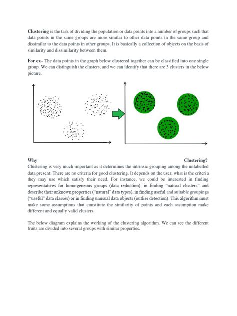 clustering pdf cluster analysis statistics