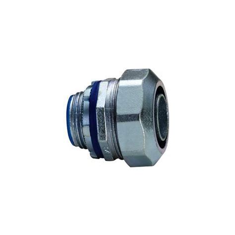 CONECTOR PARA FLEXIBLE METALICO C PVC RECTO 1 1 2