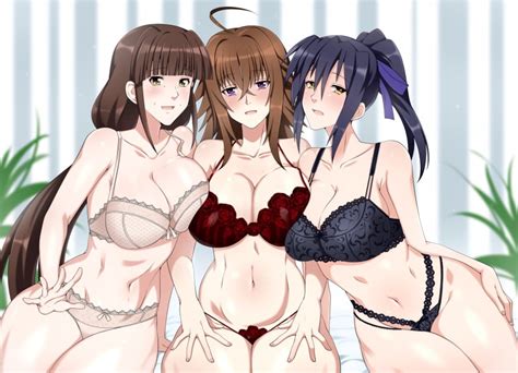 Rule 34 3girls Bra Female Female Only First Porn Of Character High School Dxd Hyoudou Miki