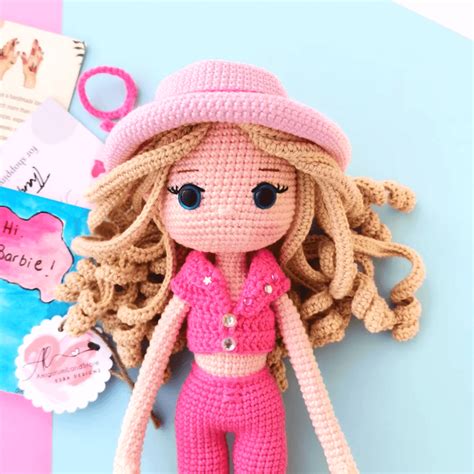 Barbie amigurumi Crochê Receita Passo a Passo PDF