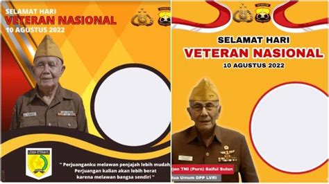 20 Link Twibbon Hari Veteran Nasional 2022 Beserta Cara Mebuat Dan