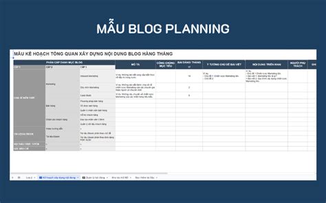 Tải mẫu content plan và kế hoạch content marketing mới nhất