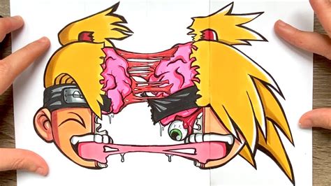 HOW TO COLOR DEIDARA SURPRISE DRAWING NARUTO YouTube