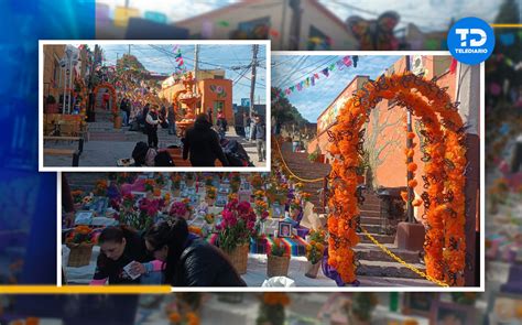 Instalan Altar De Muertos Monumental En Escalinatas De Santa Anita