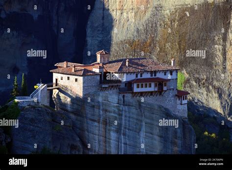 Greece Thessaly Unesco World Heritage The Meteors The Monastory