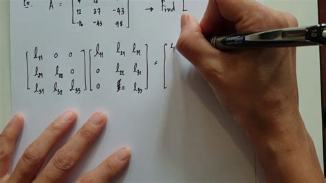 cholesky decomposition method youtube