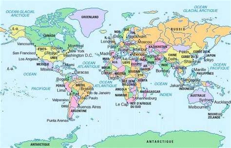 Cartograf Fr Carte Du Monde Grande Carte Du Monde Avec Pays Carte
