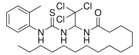 PENTADECANOIC ACID 2 2 2 TRICHLORO 1 3 O TOLYL THIOUREIDO ETHYL