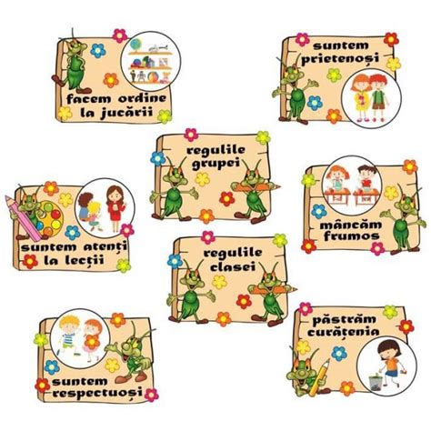 Reguli Grupa Greierasilor Decoruri Gradinita Eduprescolar Ro