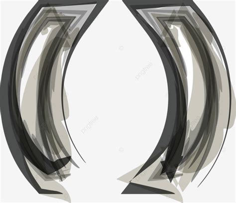Abstract Parenthesis Symbol Draw Punctuation Mark Silhouette Vector
