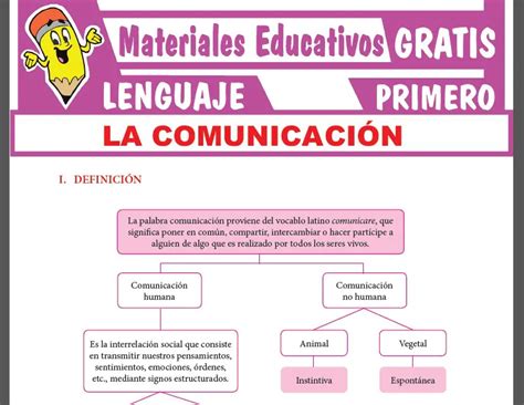 La Comunicaci N Para Primer Grado De Secundaria Fichas Gratis
