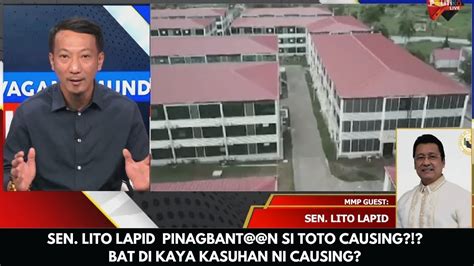 SEN LITO LAPID PINAGBANT N SI TOTO CAUSING BAT DI KAYA KASUHAN NI