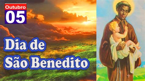 Dia de São Benedito oração e celebração no dia 5 de outubro