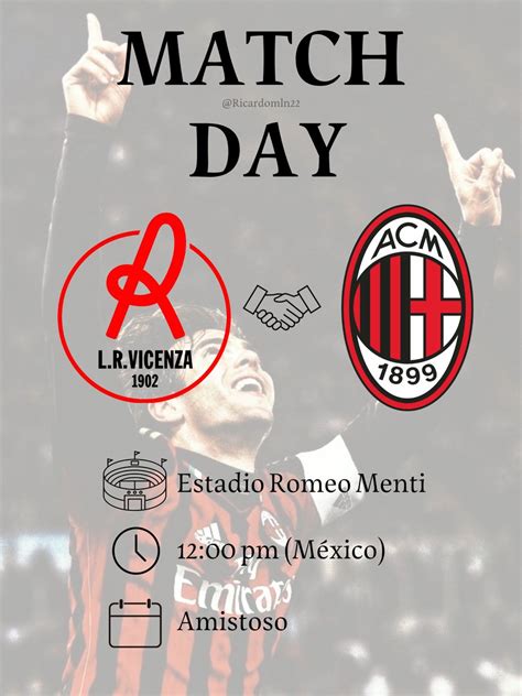 Ac Milan Paraguay On Twitter Rt Ricardomln Hoy Juega El