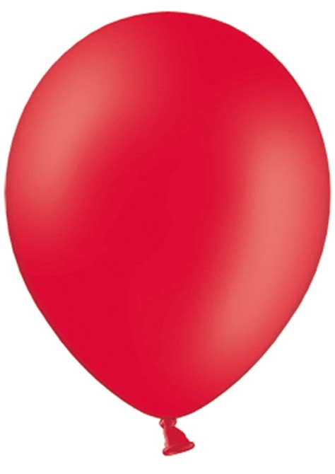 Balony Pastelowe CZERWONE 30cm 100szt Balony Czerwone