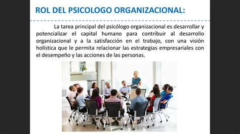 EL ROL DEL PSICÓLOGO ORGANIZACIONAL YouTube