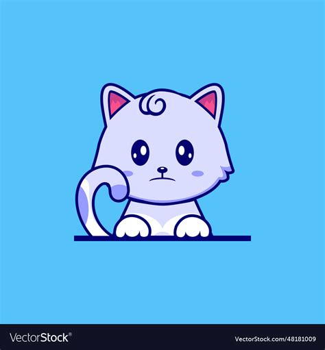 Cat Logo Design Template Royalty Free Vector Image