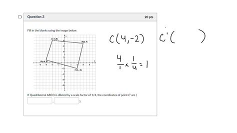 solved question 3 20 pts fill in the blanks using the image below if quadrilateral abcd is