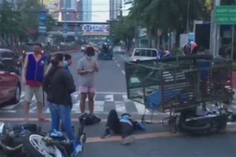1 Sugatan Sa Banggaan Ng Motorsiklo Garong Sa Sampaloc ABS CBN News