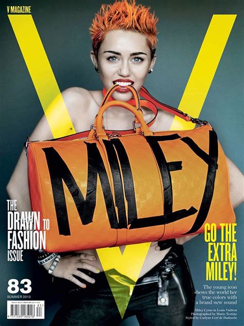 Miley Cyrus Goes Topless For V Magazine Speaks From Both Sides Of Her