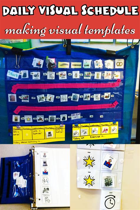 Editable Visual Schedule Templates For Autism Caroline Koehler At