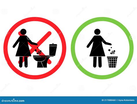 Do Not Litter In The Toilet Toilet No Trash Keeping The Clean Please