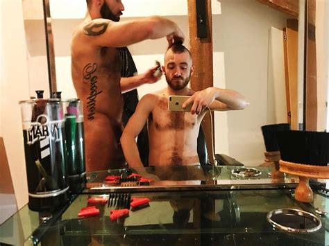 Naked Barber Porn Photo