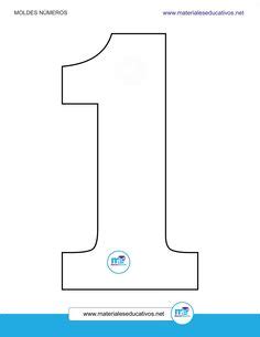 13 Ideas De Moldes De Numeros Moldes De Numeros Numeros Para