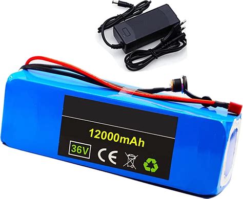 Amazon OXEXE 36V 12Ah Lithium Ion Battery 18650 12000mAh Lithium
