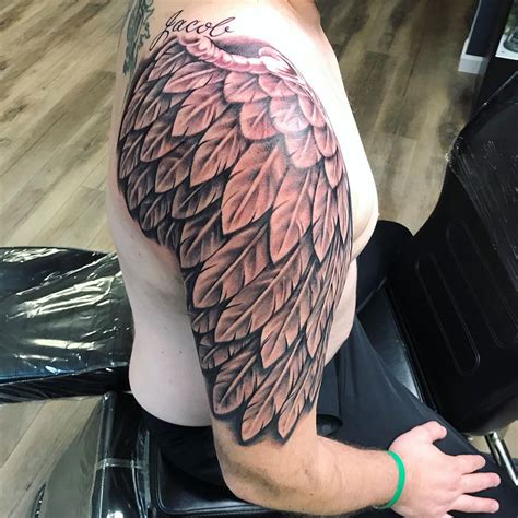 Top 77 Angel Wing Sleeve Tattoo Best In Coedo Vn