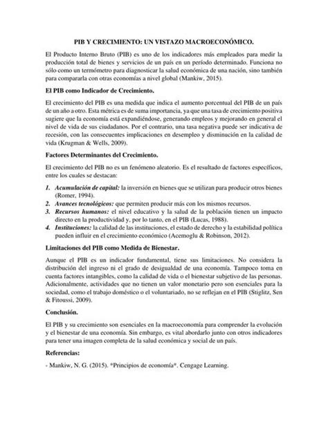 PIB Y Crecimiento Karla Y Simental UDocz